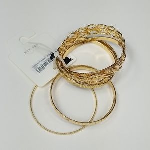Cato | Jewelry | Nwt Cato 946 Gold Tone 7 Pk Bracelets | Poshmark